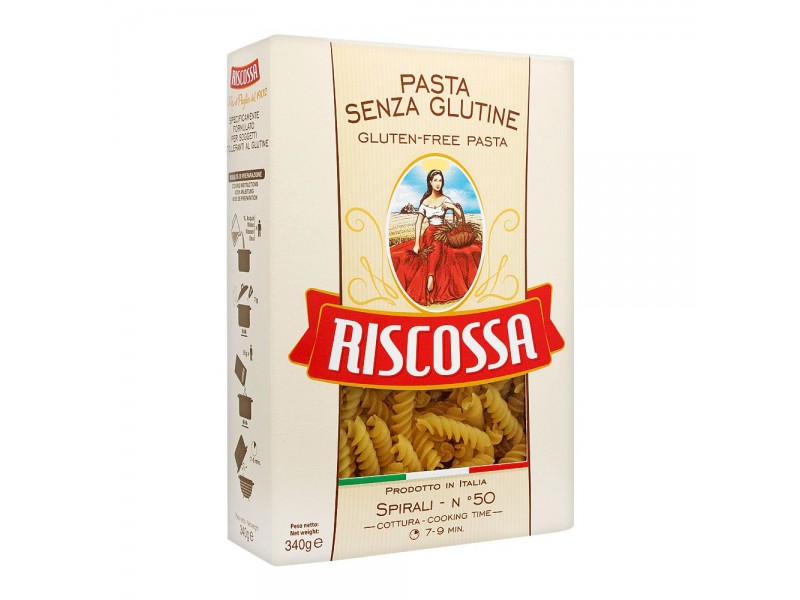 SPIRALI SENZA GLUTINE N.50 RISCOSSA 340GR – Dis